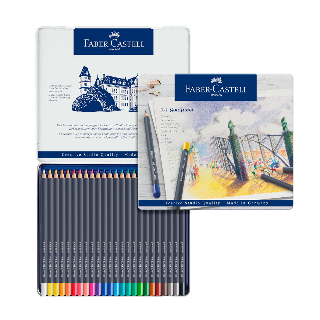 Faber Castell Lápices de Colores Goldfaber para Arte x 24 – Faber ...