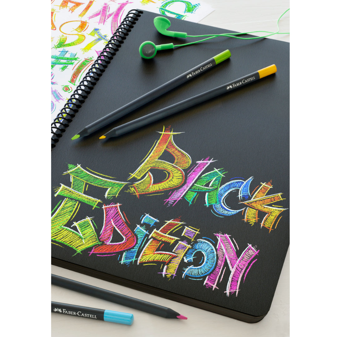 Faber Castell Lápices de Colores Super Soft Black Edition x 36 – Faber ...