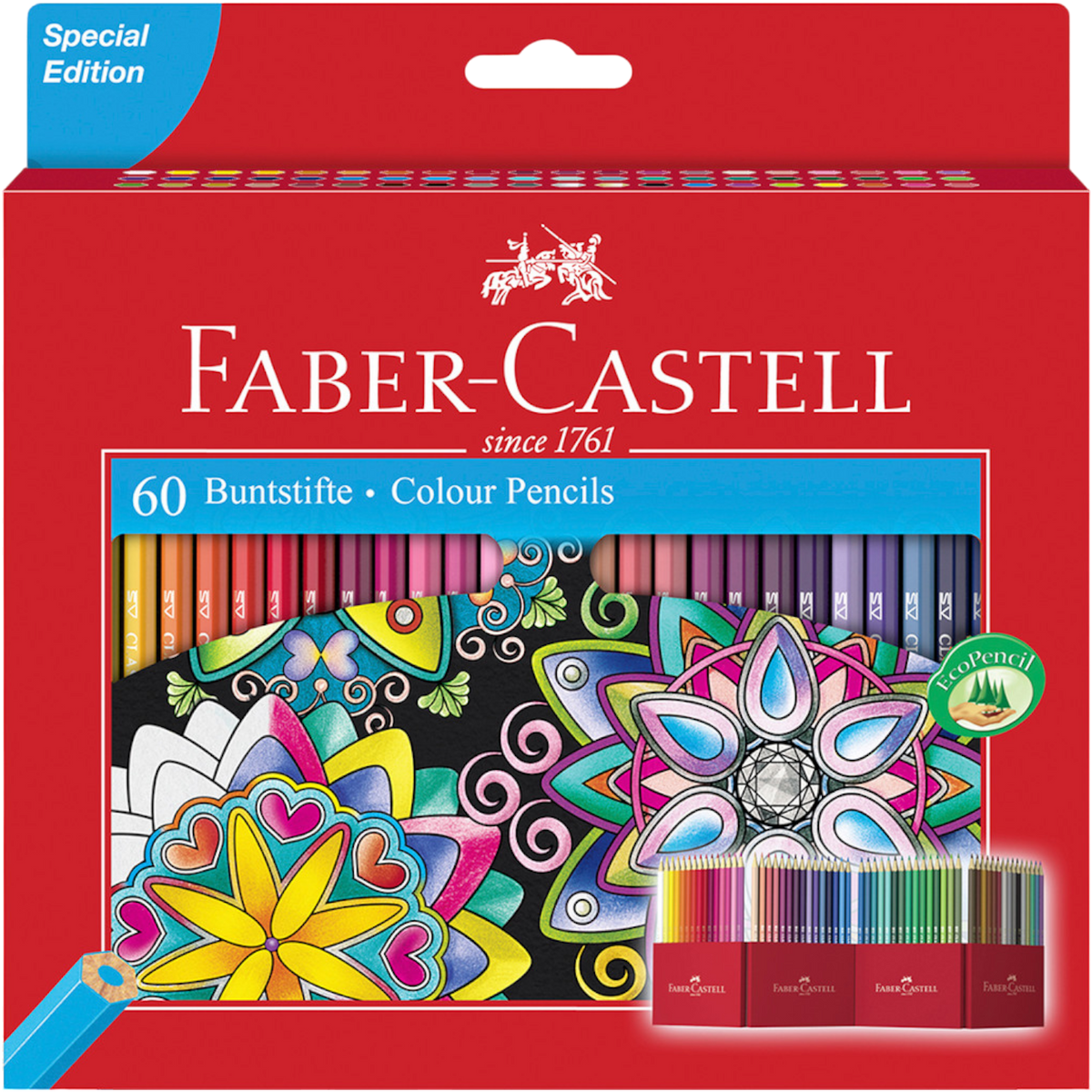 Faber Castell Lápices de Colores Hexagonales x 60 – Faber Castell Mexico