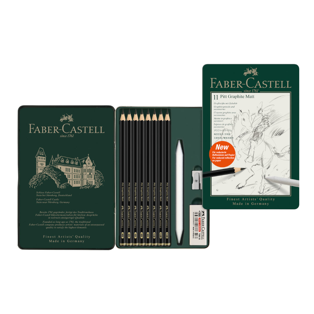 Faber Castell Pitt Graphite Matt Set con 11 – Faber Castell Mexico